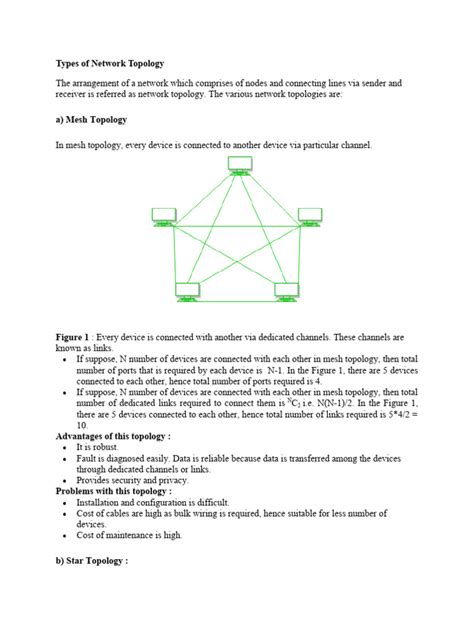 Unit 02 Network Topologies And Networking Devices Pdf Network