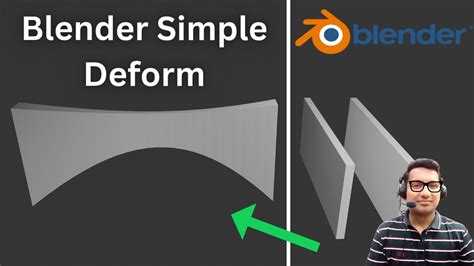 Simple Deform Modifier In Blender Blender For Beginners Youtube