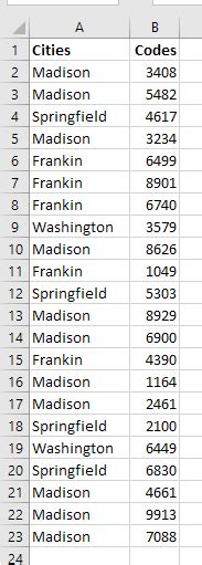 How To Find The Row Number Of All Occurances Of A Text Value In Excel Column Stack Overflow