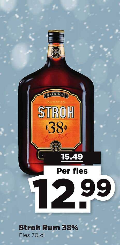 Stroh Rum 38 Aanbieding Bij Plus 1folders Nl