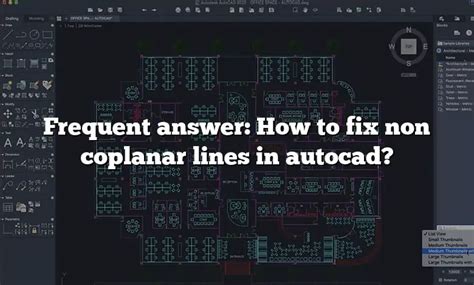 Frequent Answer How To Fix Non Coplanar Lines In Autocad Caddikt