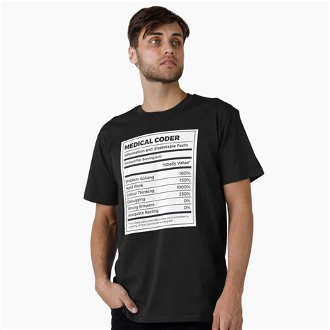 Funny Medical Coder Nutrition Facts Sticker For Sale By Mreddie10 Redbubble