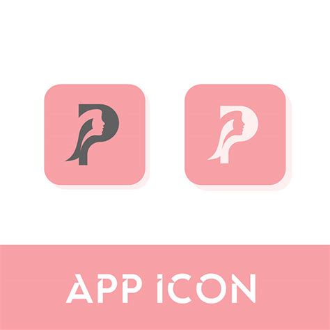 P Letter Feminine Beauty Logo Design Behance