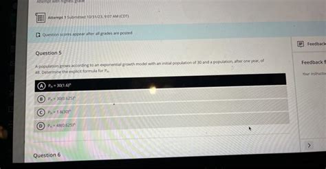 Solved A Population Grows According To An Exponential Growth