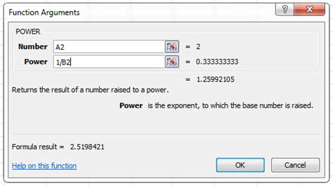 how to calculate nth root in excel best excel tutorial