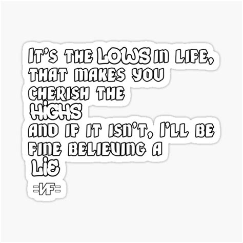 Nf Just Like You Quote Sticker For Sale By Lottz17 Redbubble