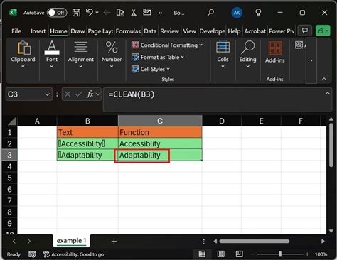 Excel Clean Function Excel Clean Function