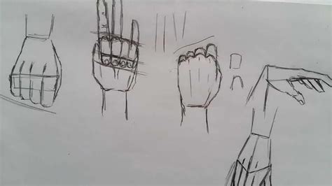 Как рисовать руки аниме карандашом поэтапно