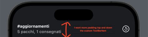 Swiftui How To Set Specific Navigationbar Height Stack Overflow