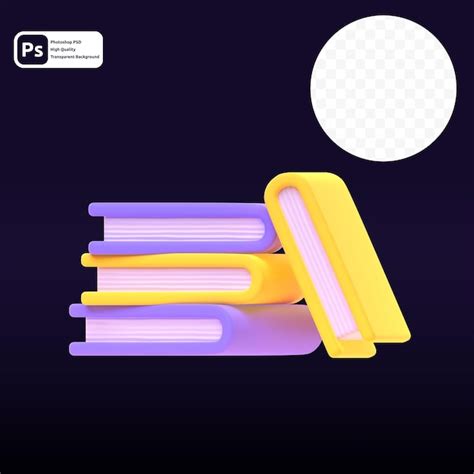 Premium Psd Book In 3d Render For Graphic Asset Web Presentation Or Other