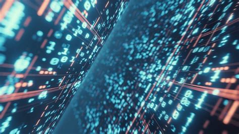 Premium Photo Abstract Binary Data Background