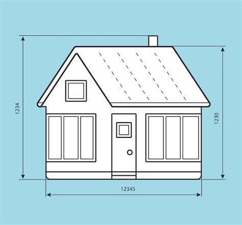 Premium Vector House Building Project Drawing