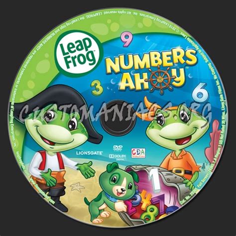 Leap Frog Numbers Ahoy Dvd Label Dvd Covers And Labels By Customaniacs
