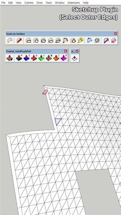 Select Outer Edgessketchup Plugin Tutorial Sketchup Design Architecture House Home