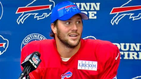 Josh Allen Shouts At Players For Bickering During His Conference