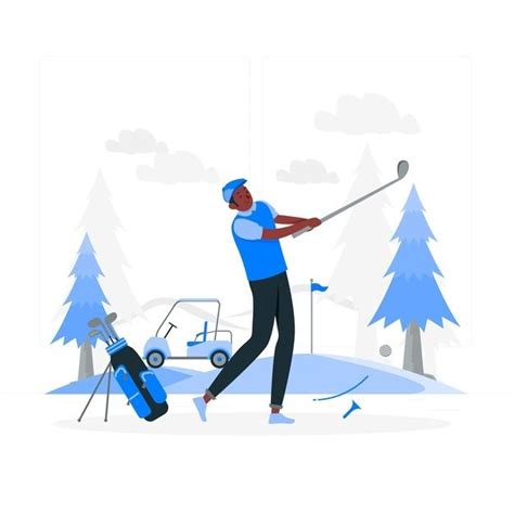 Free Vector Golf Concept Illustration Vector Free Logo Design Inspiration Sports Vintage