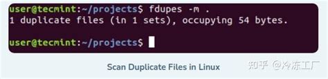 实践linux 中查找和删除重复文件 知乎