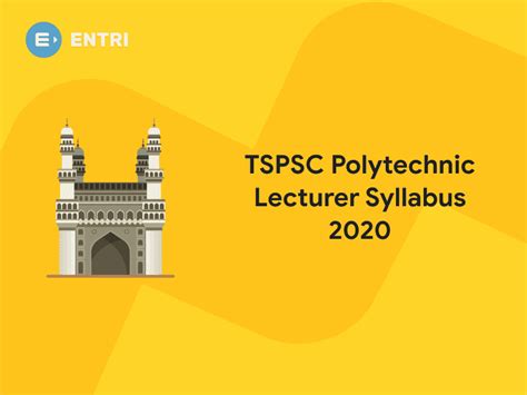 TSPSC Polytechnic Lecturer Syllabus Entri Blog
