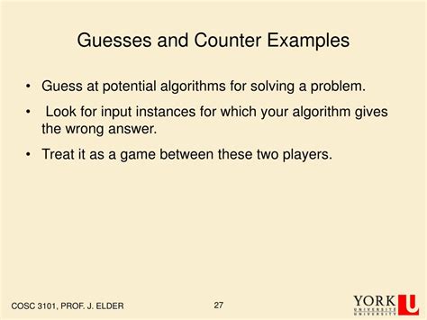 PPT CSE 3101E Design And Analysis Of Algorithms PowerPoint