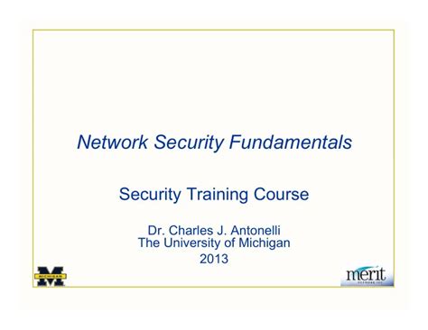 Ppt Network Security Fundamentals Security Training Course Dr Charles Powerpoint