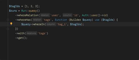 Bug No Autocomplete On Wherehas Polymorphic Relationship · Issue