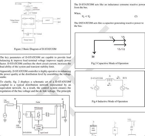 Schematic Art Of D Statcom Download Scientific Diagram
