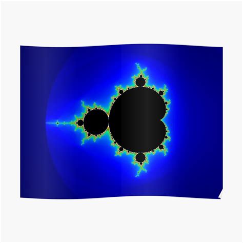 Mandel Mandelbrot Fractal Poster By Calcpage Redbubble
