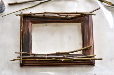 DIY Twig Frame Rustic The Graphics Fairy