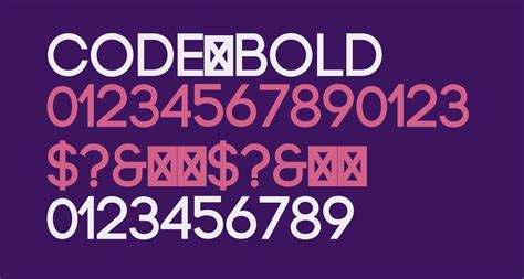 Code Bold Free Font What Font Is