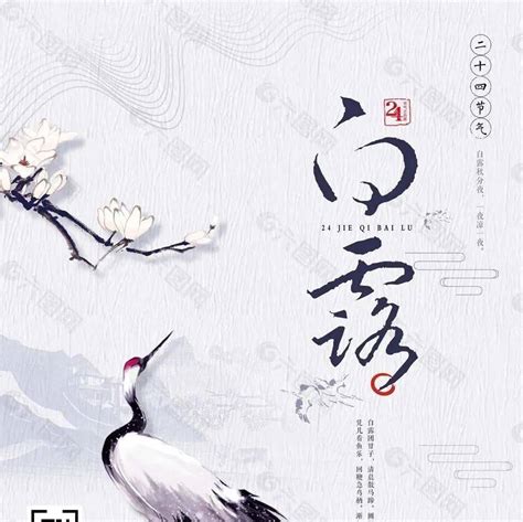 今日白露 清风白露 云淡秋来 南飞 鸿雁 节气