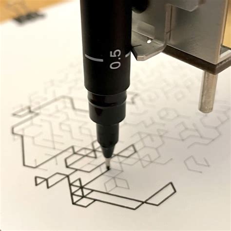 [2022 day 18] isometric plot of the lava droplet made with an axidraw pen plotter r adventofcode