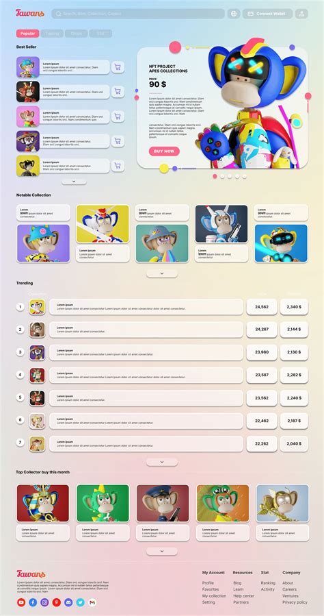 UX UI WEB DESIGN TAWANS NFT On Behance UX UI WEB DESIGN TAWANS NFT On Behance
