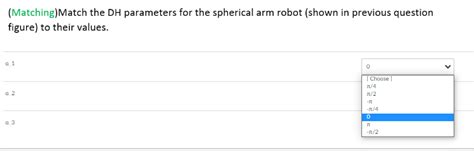 solved multiple choice what is the direct kinematics