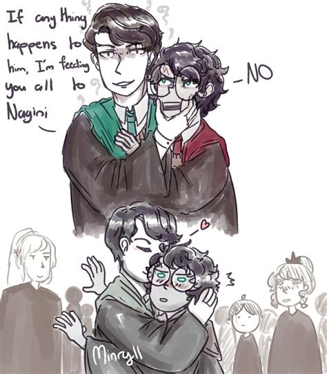 16 Tom Riddle X Harry Art By Minryll Fandom