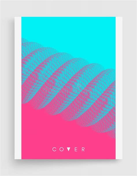 Array With Dynamic Particles Vector Art Illustration Composition With Motion Effect Stock