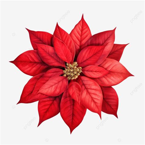 포인세티아 꽃 흰색 인공 지능 생성에 고립 꽃 포인세티아 크리스마스 Png 일러스트 및 이미지 에 대한 무료 다운로드 Pngtree