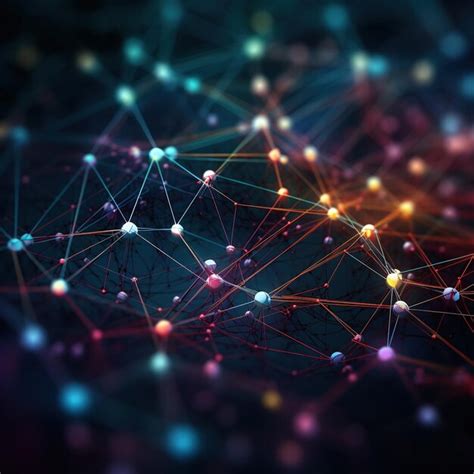Premium Ai Image Abstract Digital Network Connection