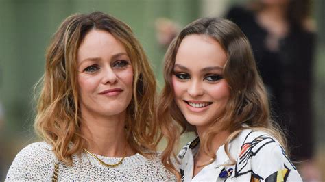 A Look At Lily Rose Depps Close Bond With Her Mom Vanessa Paradis