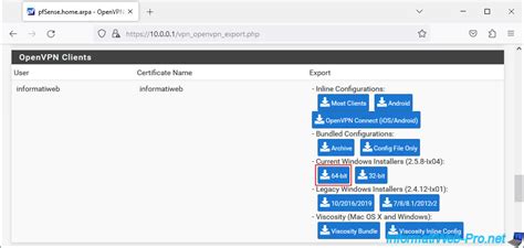 Create A Vpn Server Remote Access Via Openvpn In L2 Mode Secured Via Ssltls On Pfsense 26