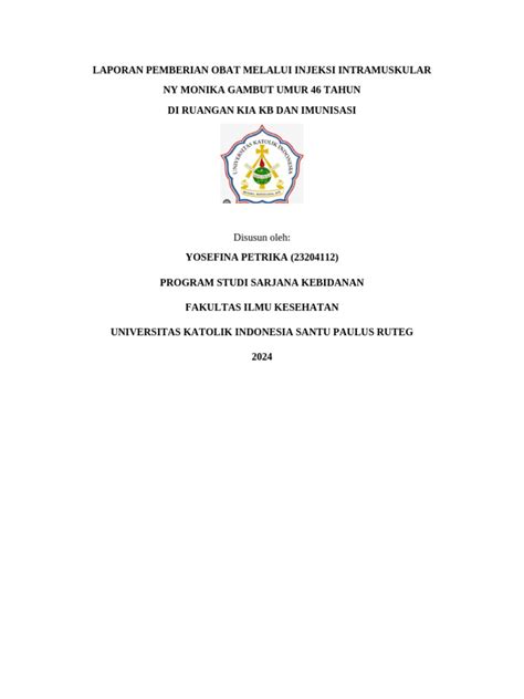 Laporan Injeksi Im Etry Pdf