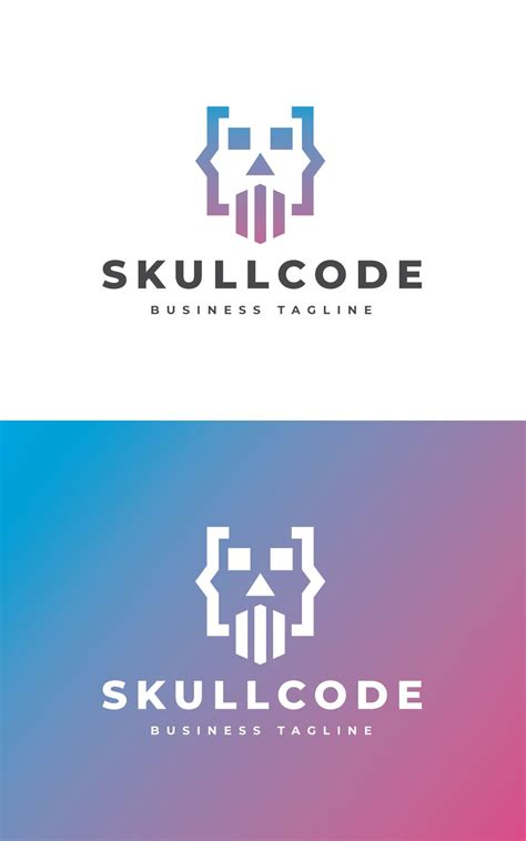 Coding Skull Logo Template By Ardies Codester