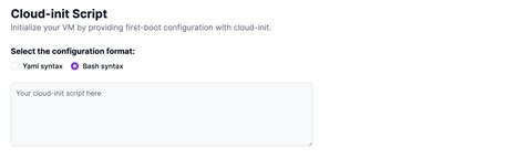 Cloud Init Initialization Configuration Hyperstack Docs