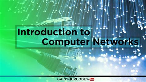 Introduction To Computer Networks Youtube