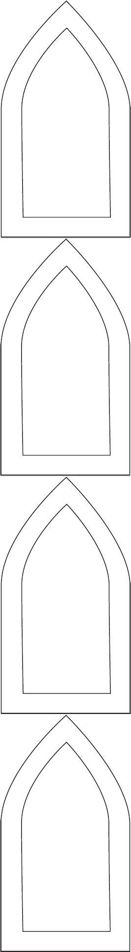 Cathedral Cookie Window Template Pdf Language Arts And Discipline