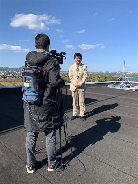 福田 健次（福岡県中間市長） On Twitter 今日はjcomの生中継があり、市役所屋上から中間市の未来像等お話しさせて頂きました🌈