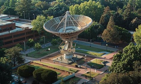 Radar System Operations With Satellite Premium Ai Generated Image