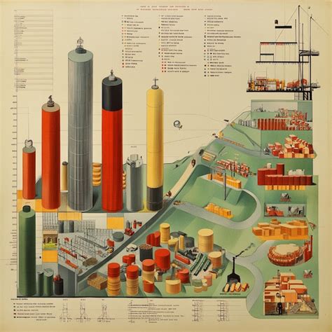 Resource Allocation Chart Showing Optimal Use Of Materials And Labor Premium Ai Generated Image