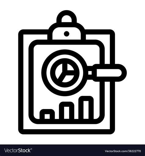 Report Analysis Royalty Free Vector Image Vectorstock