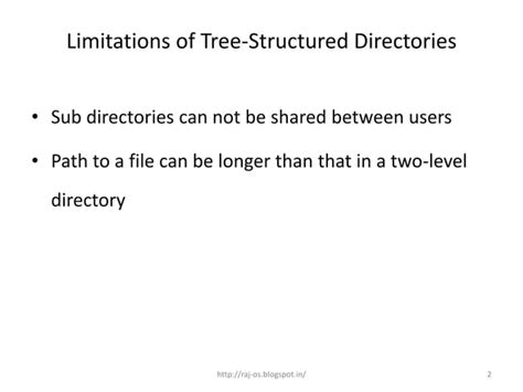 Advantages Of Tree Structured Directories561 Ppt