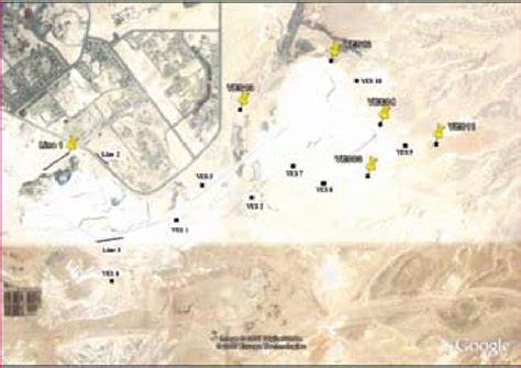 Location Map Of The Electrical Resistivity Measurements Download